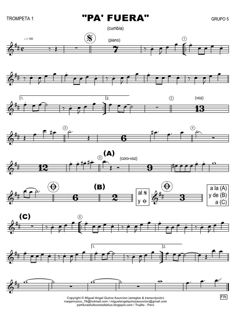 Grupo 5 - Pa' Fuera | PDF