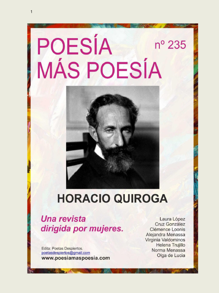 Biografía y Obras de Horacio Quiroga | PDF