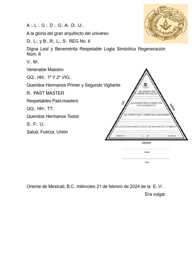 El Triangular | PDF | Dios | Osiris