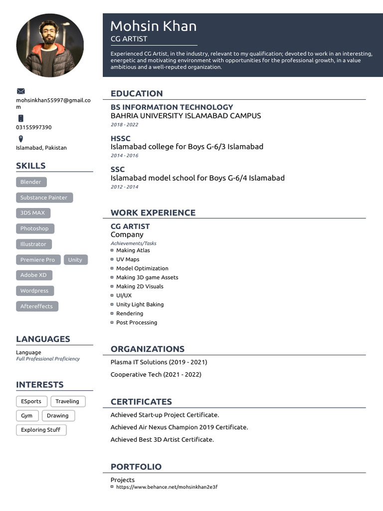 Mohsin's Resume | PDF