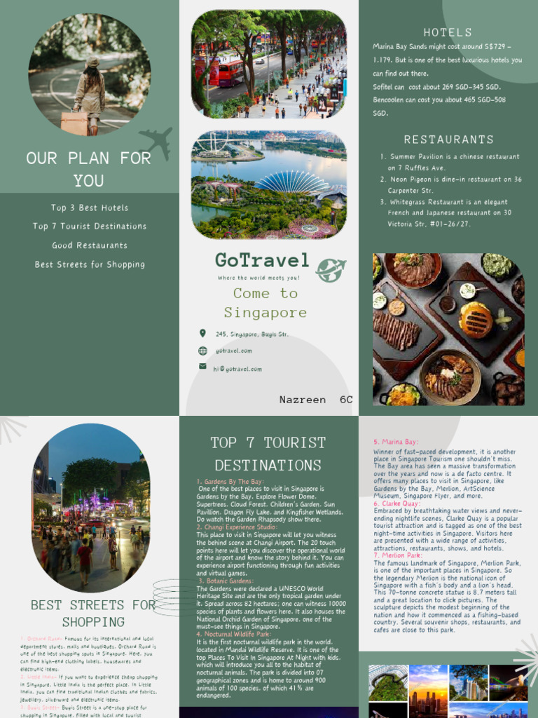 Singapore Travel Brochure | PDF | Singapore | World Politics