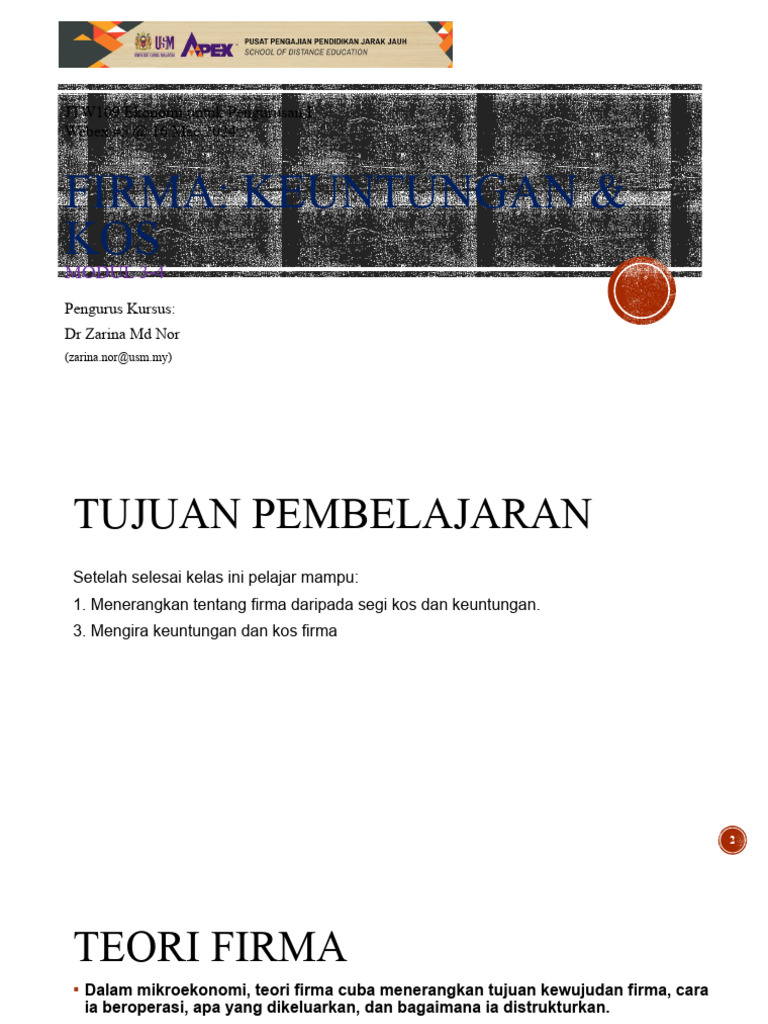 JTW109 Webex #5 at 16 Mac 2024 Firma Kos Output | PDF