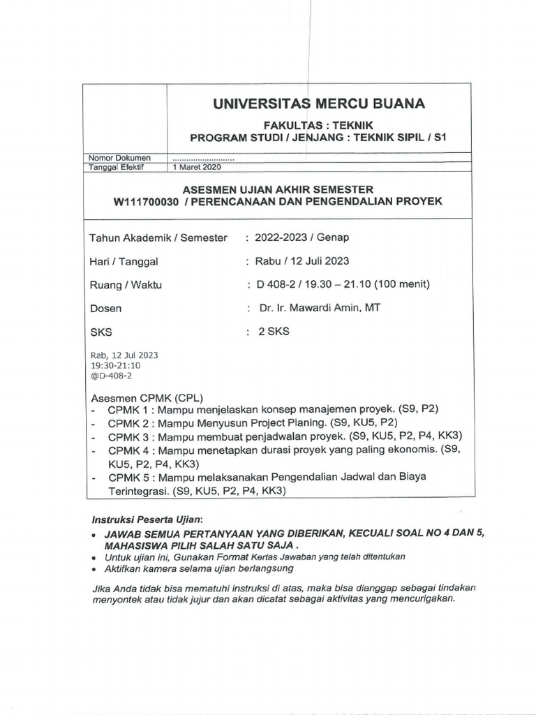 Uas PPR Muchamad Nur Amin 41120110004 1 8 | PDF
