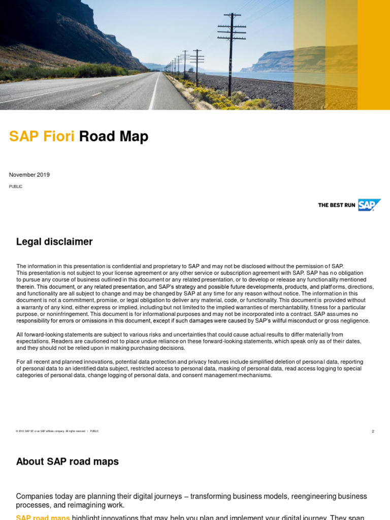 SAP Fiori Road Map | PDF | Mobile App | Ios