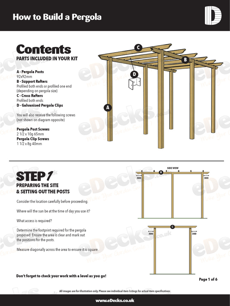 How To Build Pergola Low Download Free Pdf Drill