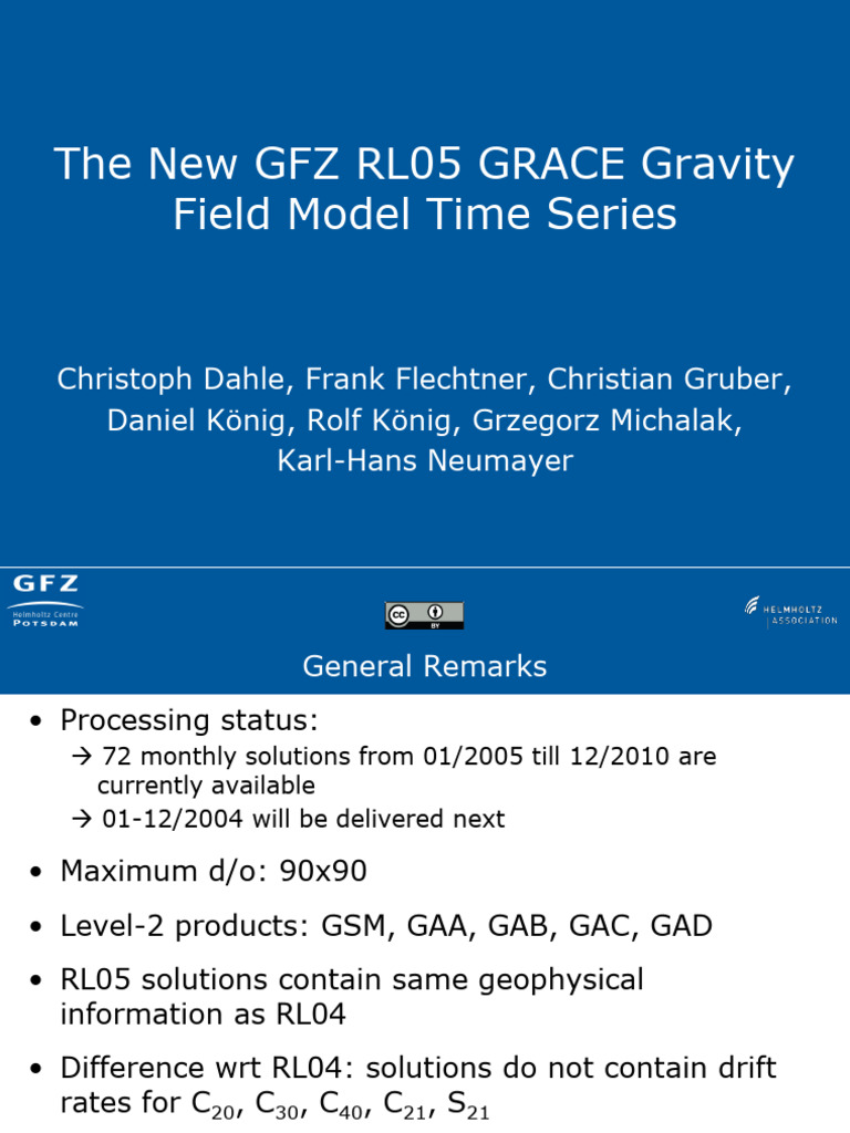 Dahle EGU2012 10475 - Presentation | PDF | Time Series | Errors And Residuals