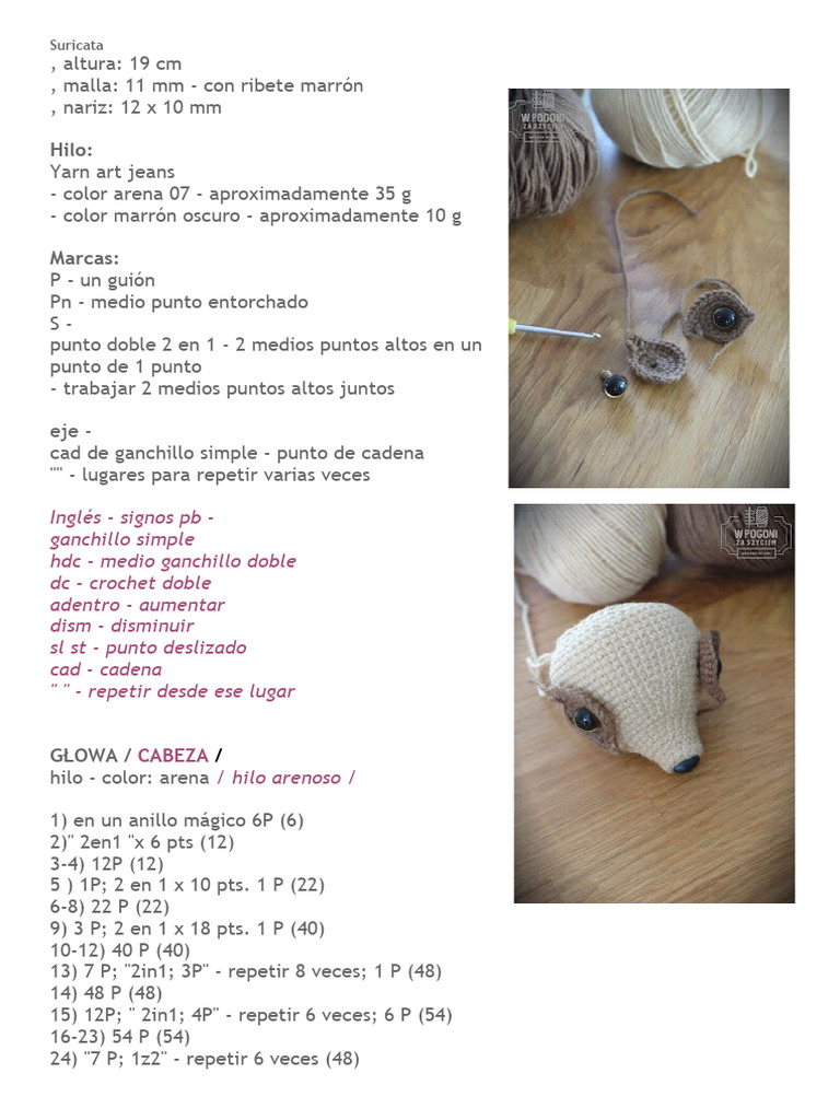 Suricata | PDF | Tejidos | Tejer