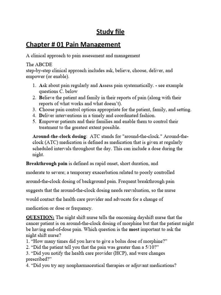 STUDY FILE IMPORTANT | PDF | Myocardial Infarction | Opioid