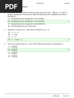 AP Precalculus Practice Exam 3 Review | PDF
