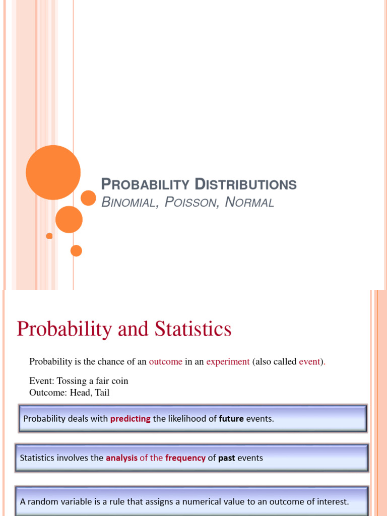 Probability Distributions | Download Free PDF | Probability Distribution | Poisson Distribution