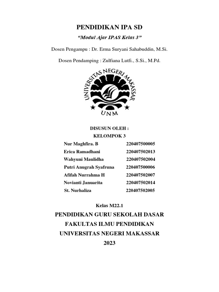 Modul IPAS Kelas 3: Perubahan Wujud Benda | PDF