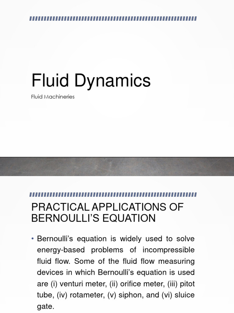 Fluid Dynamics Application | PDF | Torque | Angular Momentum