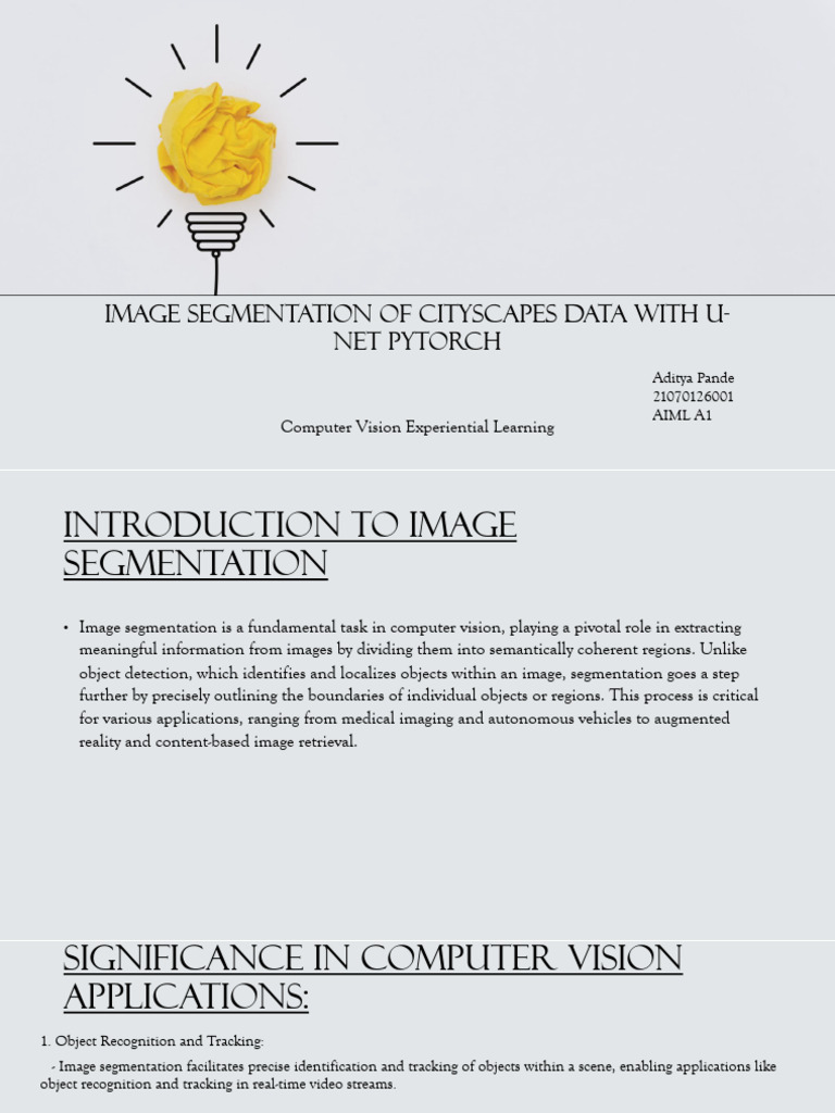 CV Expl 21070126001 | PDF | Image Segmentation | Computer Vision