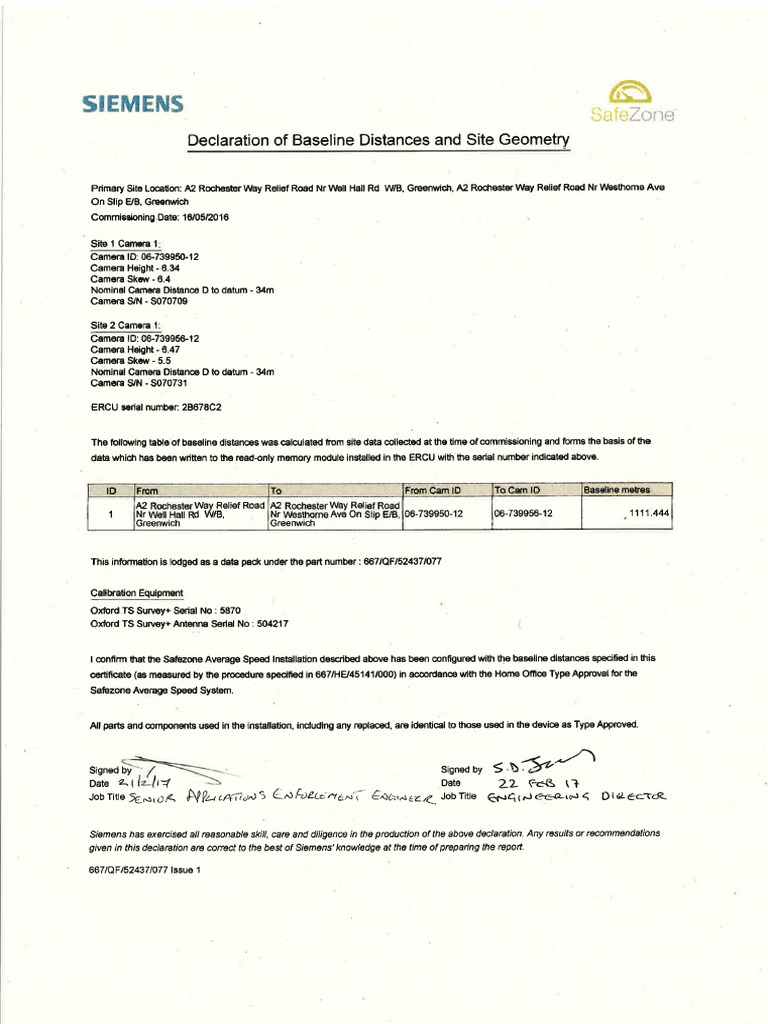 Calibration Certificate | PDF