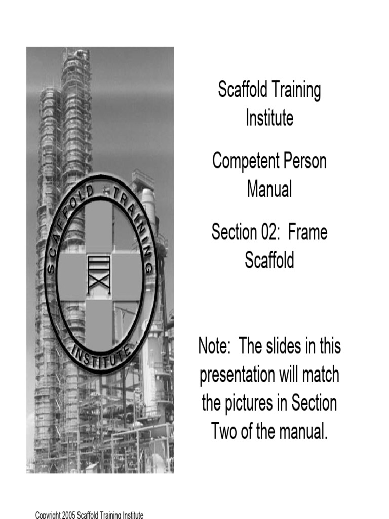 CP02 Frame PPT March 05 | PDF | Scaffolding