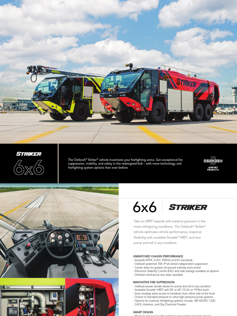 Striker Sell Sheet 6x6 - HR | PDF | Firefighter | Truck