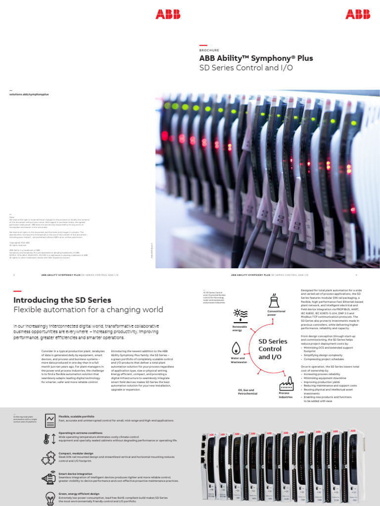 2VAA003956 en D Symphony Plus SD Series Control and IO LR-2 | PDF ...