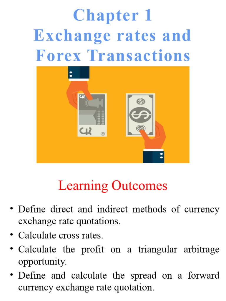 Chapter 1 - Exchange Rate and Forex Transactions | PDF | Option (Finance) | Exchange Rate