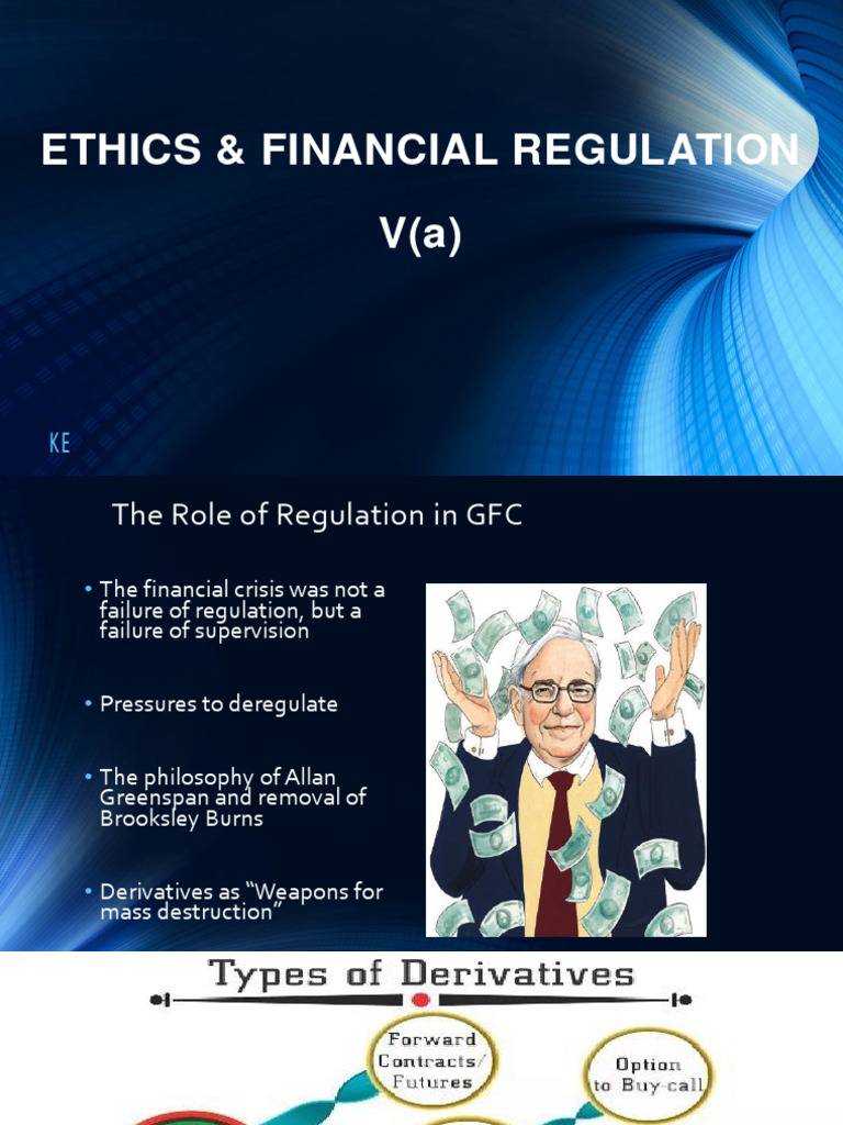 6 - Eco749b - Ethics - Financial Regulations | PDF | Basel Ii | Capital ...