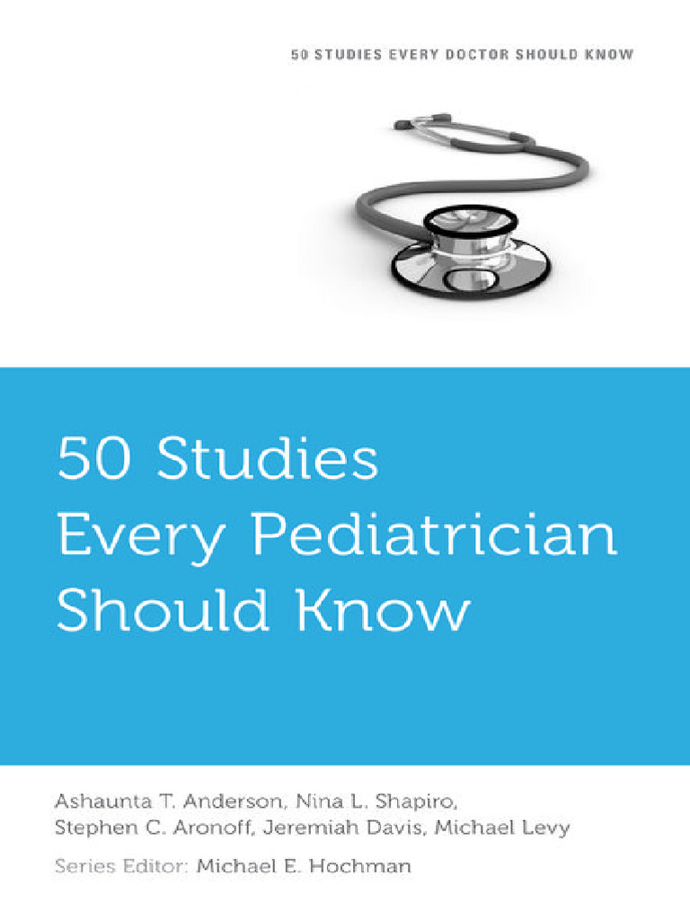 (50 studies every doctor should know (Series)) Ashaunta T. Anderson ...