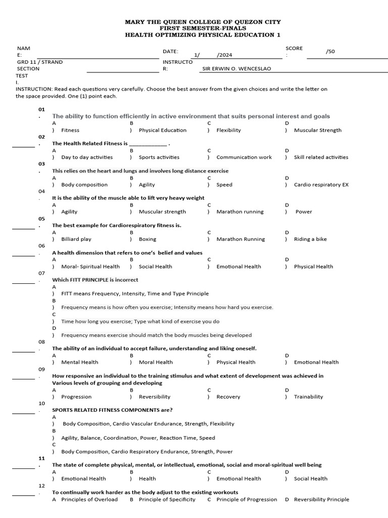 MQCQC G 11 HOPE 1 FINALS EXAMINATON fIRST SEMESTER | PDF ... MQCQC G 11 HOPE 1 FINALS EXAMINATON fIRST SEMESTER | PDF ...