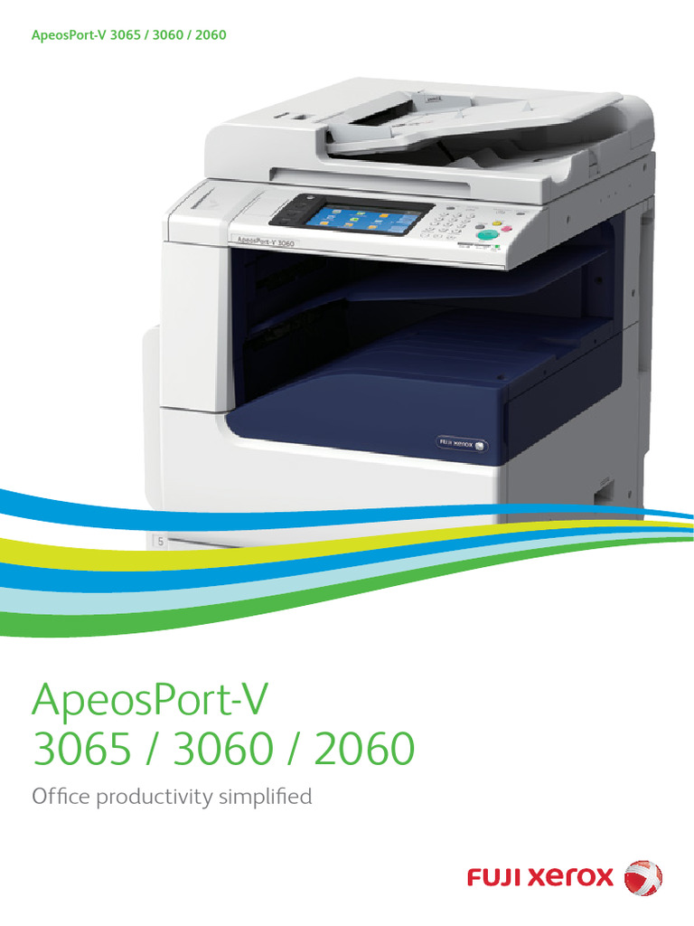 Fuji Xerox AP-V 3065 | PDF | Image Scanner | Fax