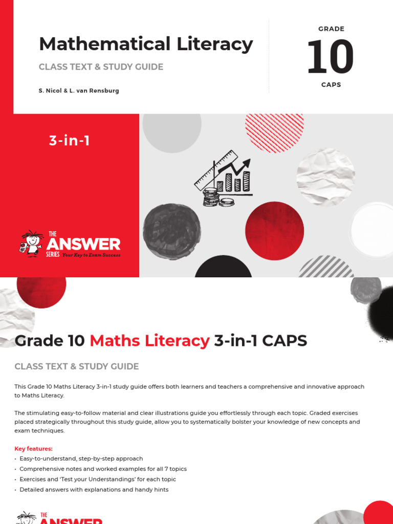 Grade 10 Maths Literacy Guide | PDF | Sampling (Statistics) | Survey ...