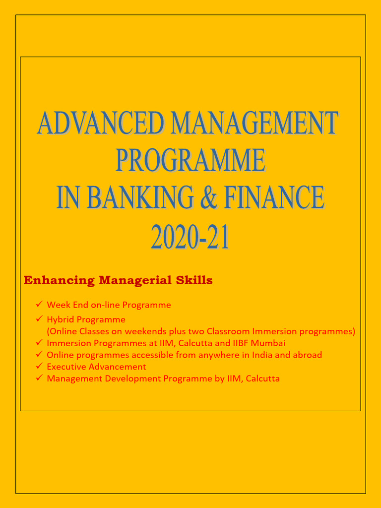 AMP IX Batch Brochure 18062020 | PDF | Valuation (Finance) | Mergers And Acquisitions