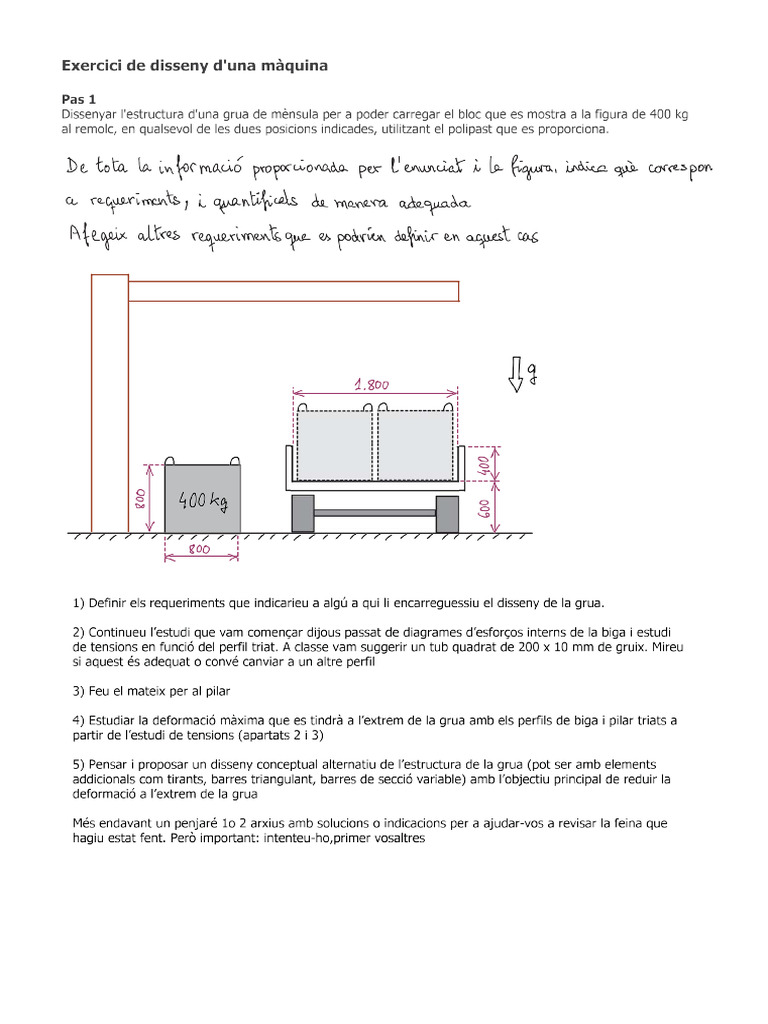 Exer Disseny Grua Sol A | PDF