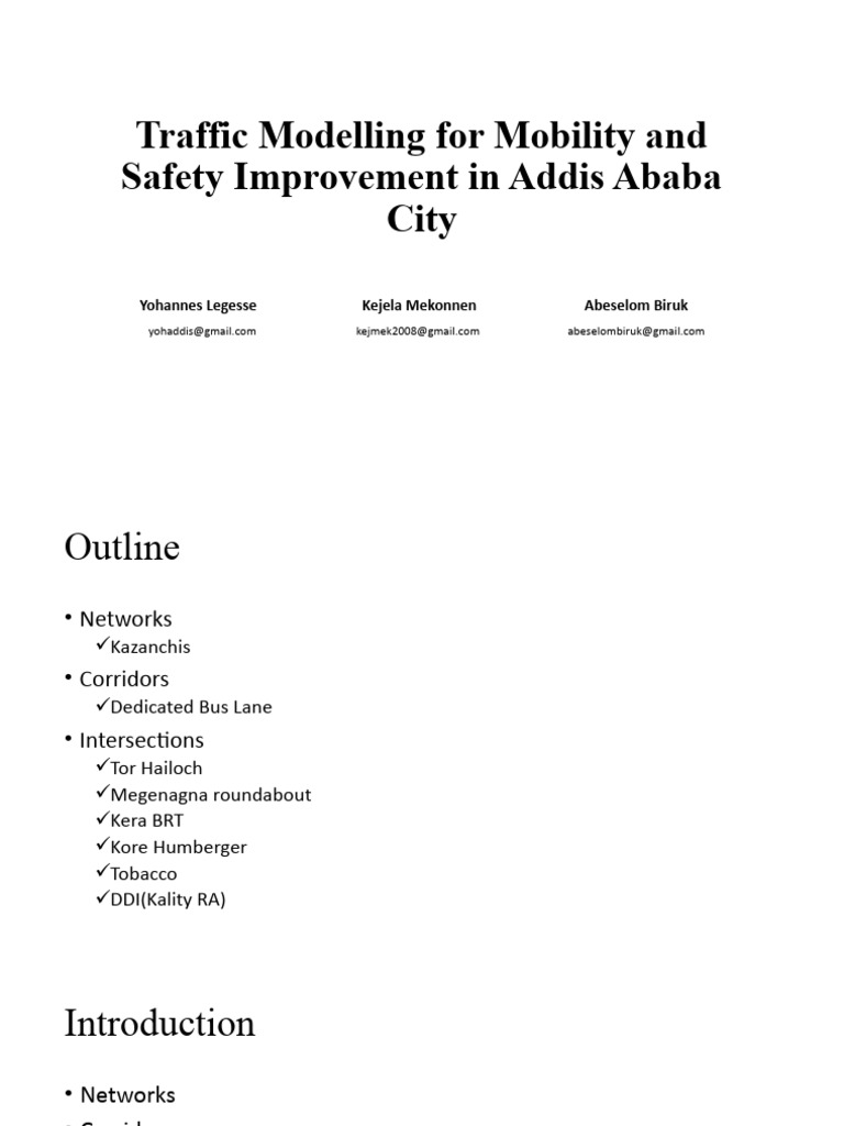 Traffic Modelling - Dedicated Bus Lane | PDF | Intersection (Road ...