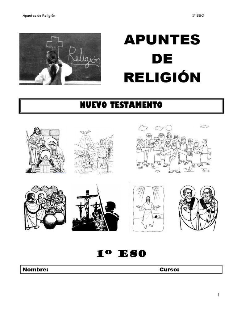 1 ESO 1. Nuevo Testamento 1 | PDF | Jesús | María, madre de Jesús