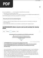 Illuminati Membership Invitation | PDF | Illuminati | Business