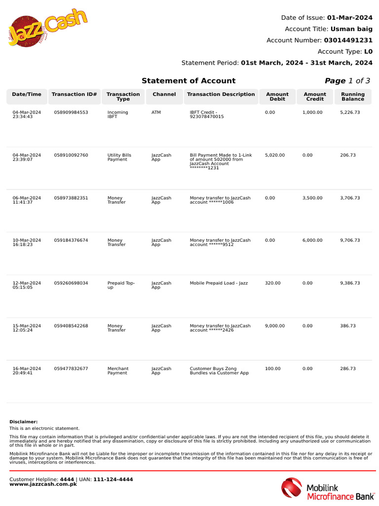 Account Statement | PDF | Debit Card | Credit Card