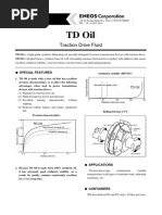 TD 22 Oil Traction Drive Fluid | PDF | Manufactured Goods | Mechanical Engineering