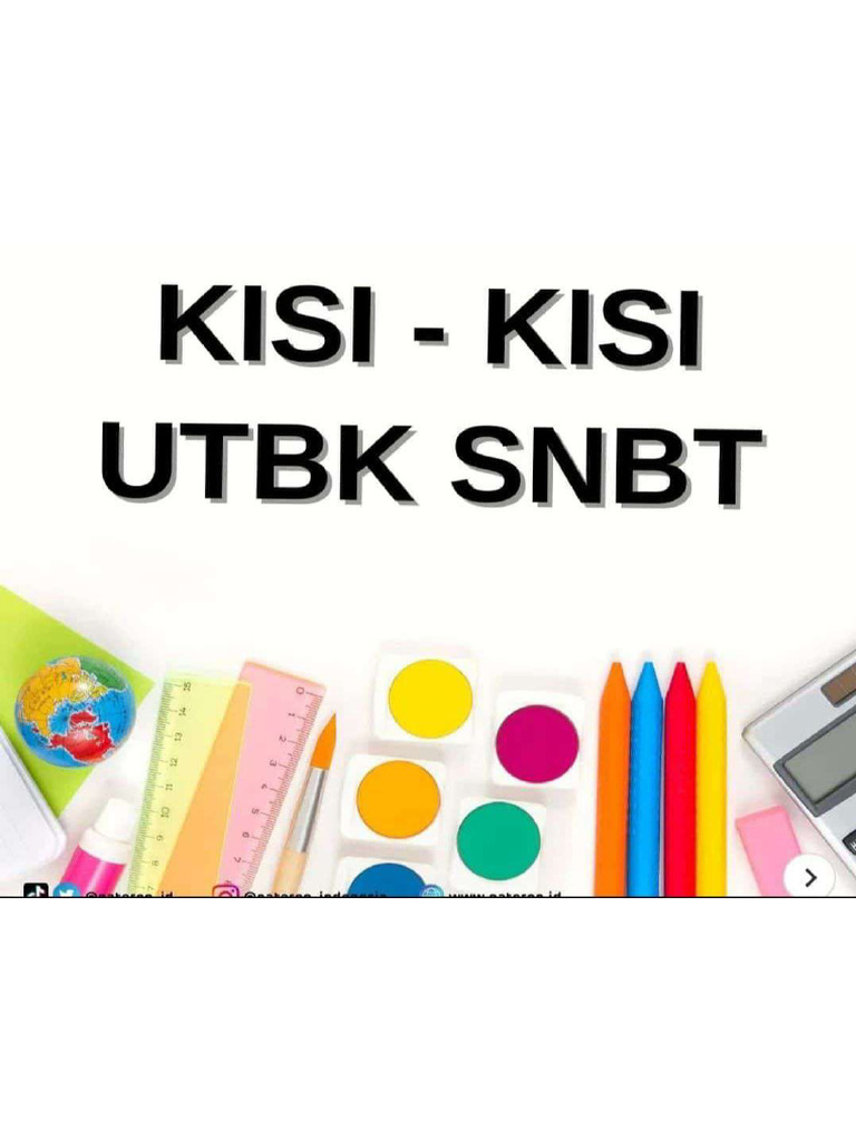 Kisi - Kisi Utbk | PDF
