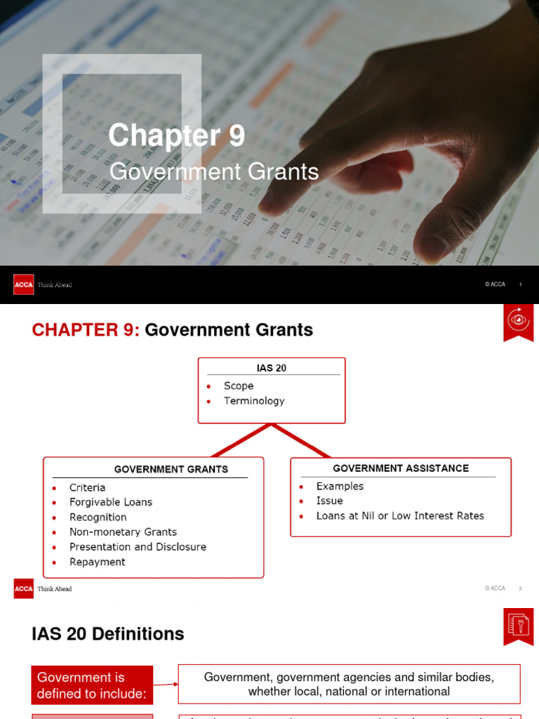 IAS 20 Government Grants | PDF | Depreciation | Expense