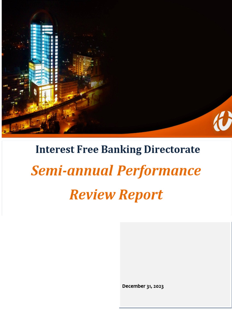 Semi Annual IFB Operational Performance Report As of Dec 31 2023 | PDF ...