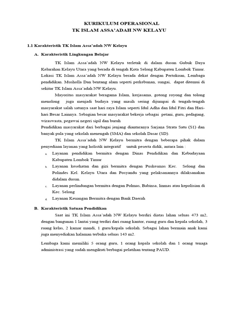 Contoh Kosp 2023-2024 | PDF