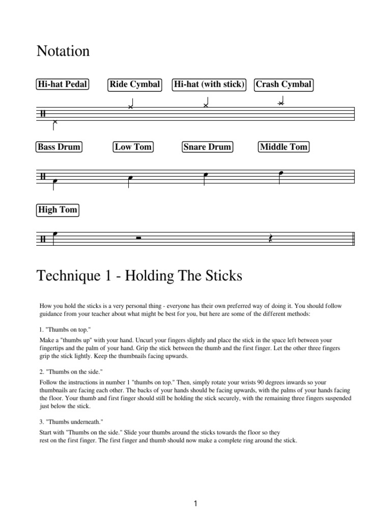 book 1 | PDF | Rhythm And Meter