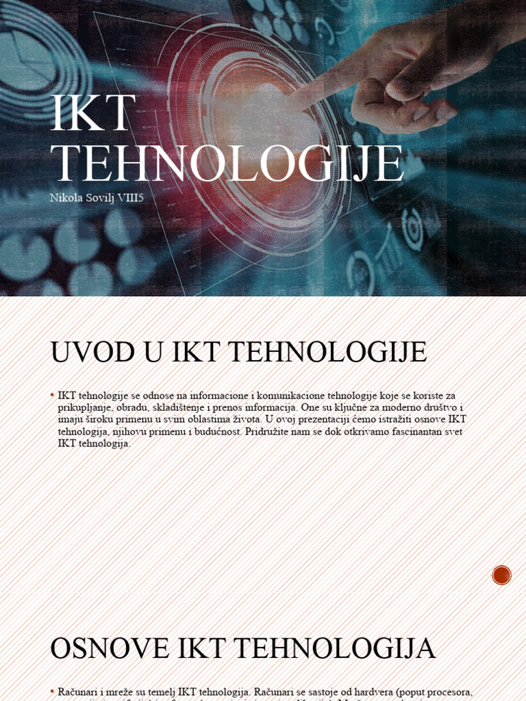 Ikt Tehnologije | PDF