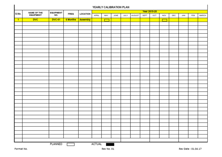 7.1.5.2.1 A Calibration Plan | PDF