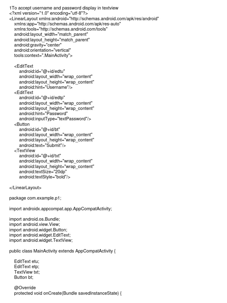 Mad 1 | PDF | Android (Operating System) | Computing