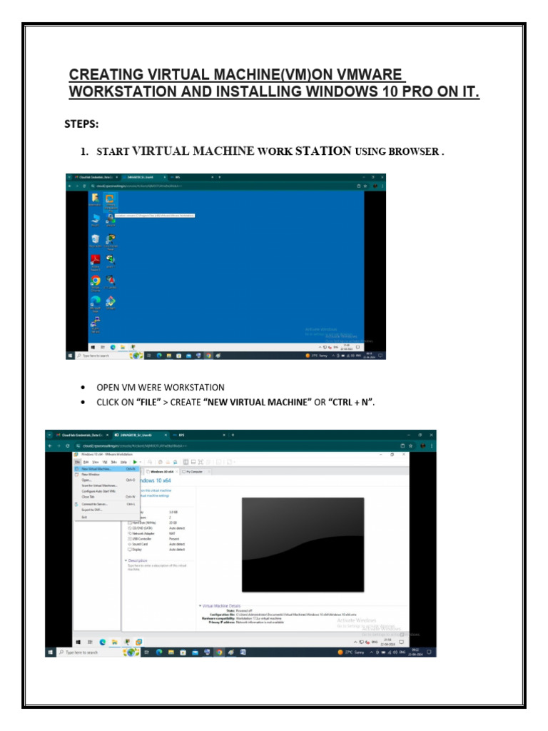 Creating Virtual Machine Pdf