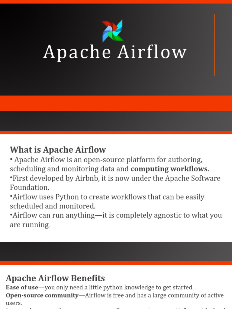 Apache Airflow | PDF | Workflow | Python (Programming Language)