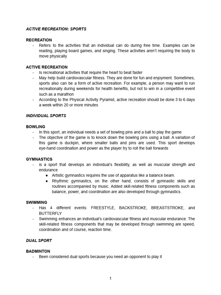 MAPEH | PDF | Gymnastics | Sports Rules And Regulations