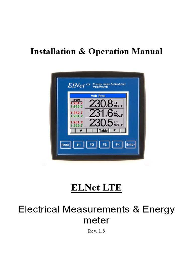 Elnet LTE UserManual | PDF | Electrical Connector | Ac Power