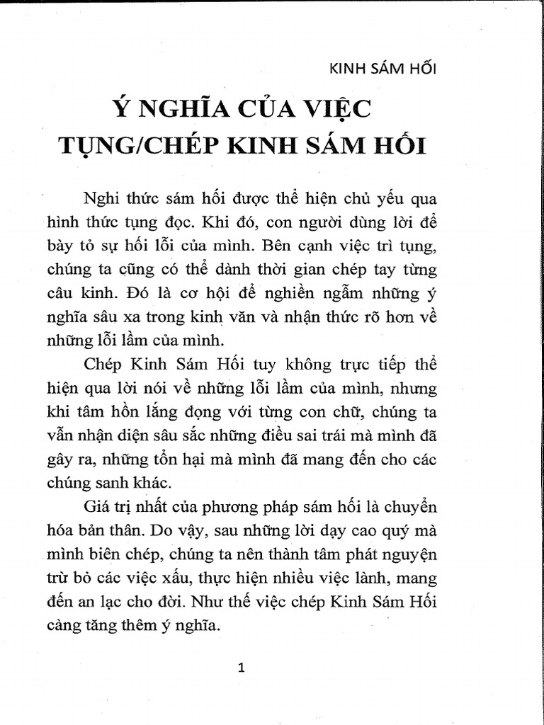 Kinh Sám Hối | PDF