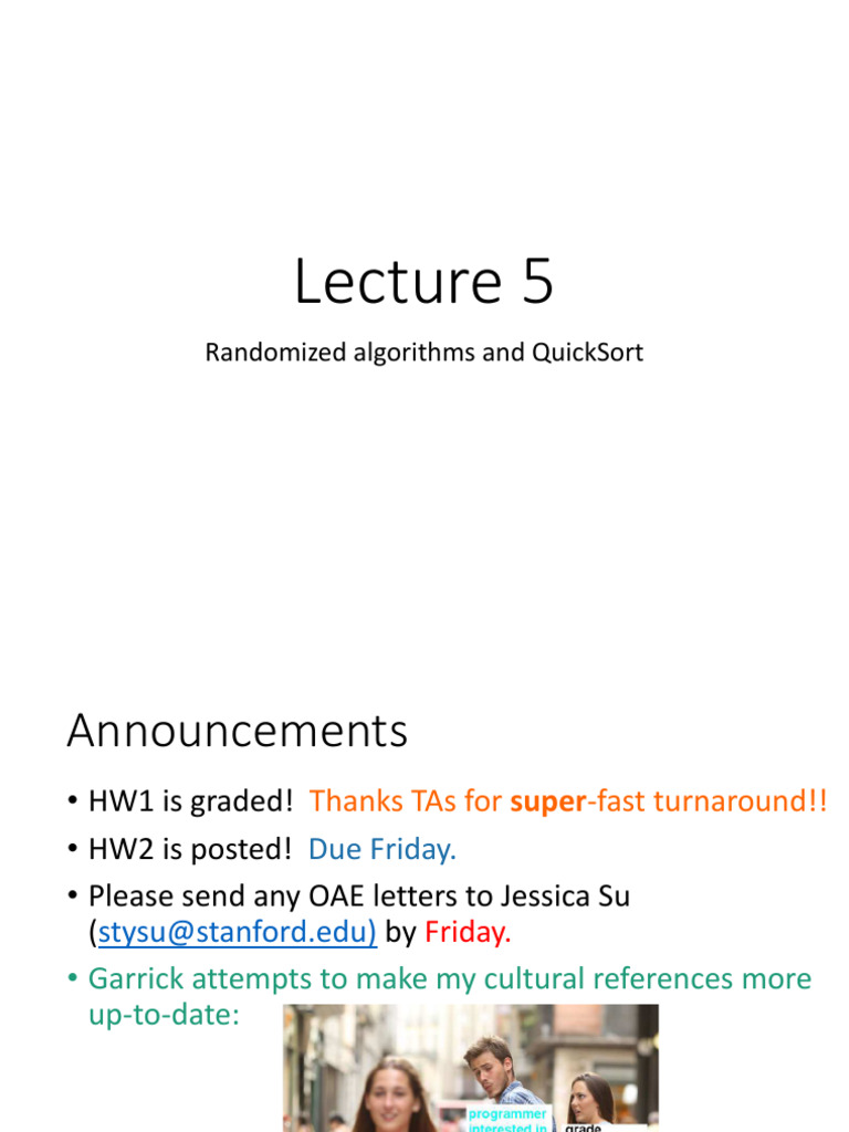 Lecture5 Compressed Pdf Computer Science Algorithms And Data