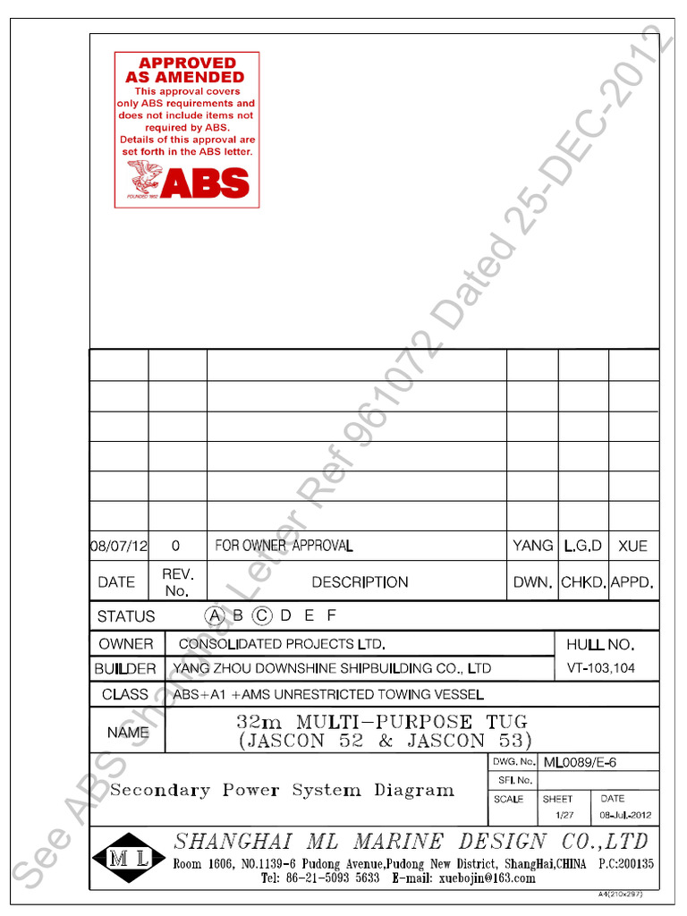 Secondary Power System Diagram | PDF | Electrical Wiring | Electrical ...