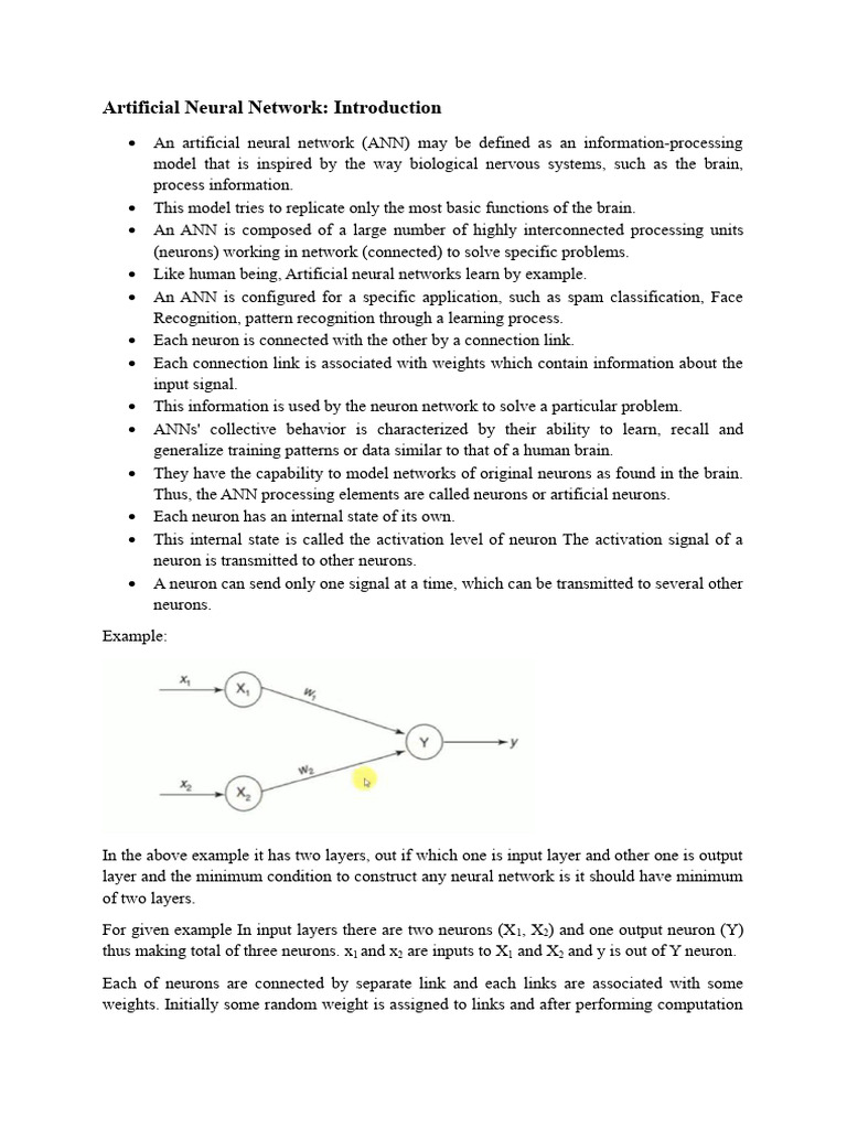 Artificial Neural Networks Guide | PDF | Artificial Neural Network | Machine Learning